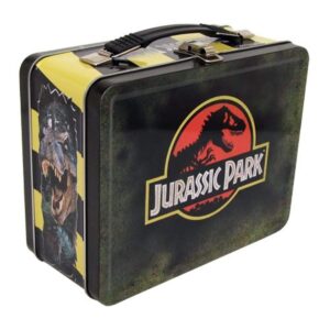 factory entertainment jurassic park tin tote black, standard