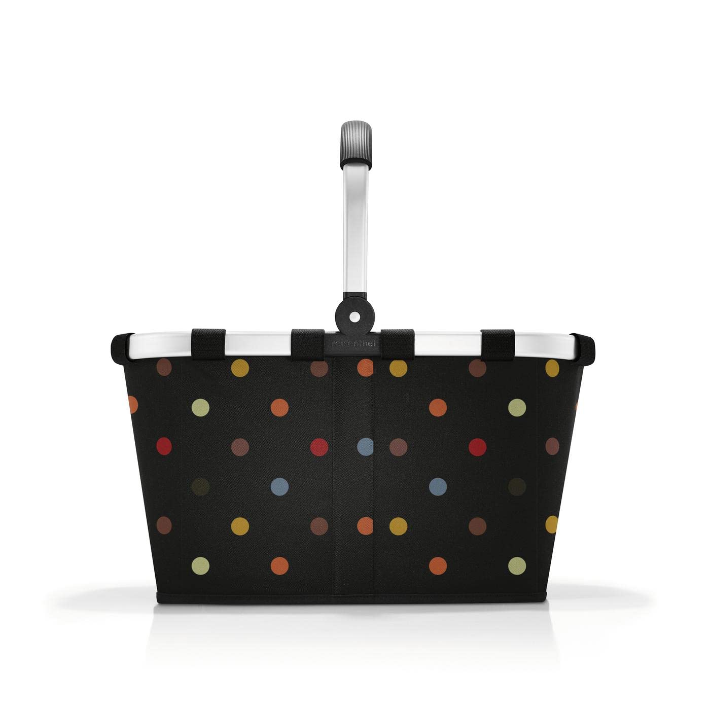 reisenthel carrybag dots - Sturdy shopping basket with plenty of storage space and practical inner pocket - Elegant and water-repellent design