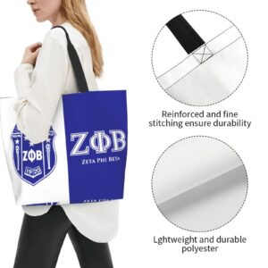 Okarice 1920 Sorority Gifts Paraphernalia For Women Tote Bags Foldable Reusable Canvas Storage Bag Shopping Handbag Shoulder Bag