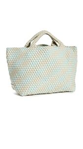 naghedi women's st barths medium plaid tote, haze, one size