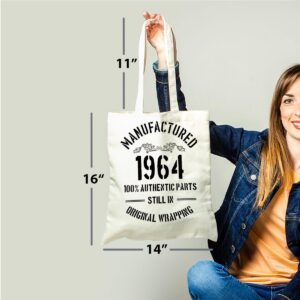 FORBIDDEN PAPER 1964 Birthday Gifts for Women Men Funny 60th Birthday Gift Vintage 1964 Tote Bag (White)