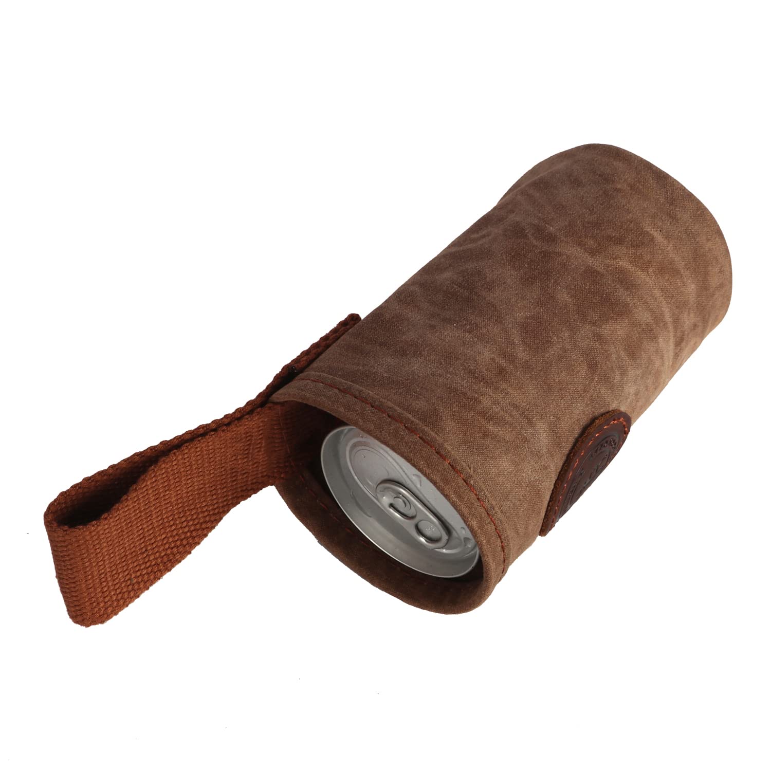 Tourbon Canvas Waist Belt Beer Holster Drink Water Bottle Hip Holder Pouch