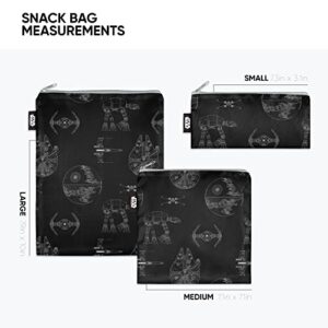 Simple Modern Star Wars Reusable Snack Bags, 3 Pack, Polyester, BPA Free, Phthalate Free, Washable & Refillable Sandwich Bags