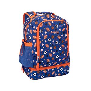 Bentgo 2-in-1 Backpack & Insulated Lunch Bag Set With Kids Prints Lunch Box (Sports)