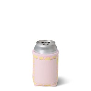 Swig Life Standard Can + Bottle Cooler, Neoprene Insulated Can Sleeve with Credit Card Pocket, for Standard Size 12oz Cans or Bottles Oh Happy Day Can Coolie