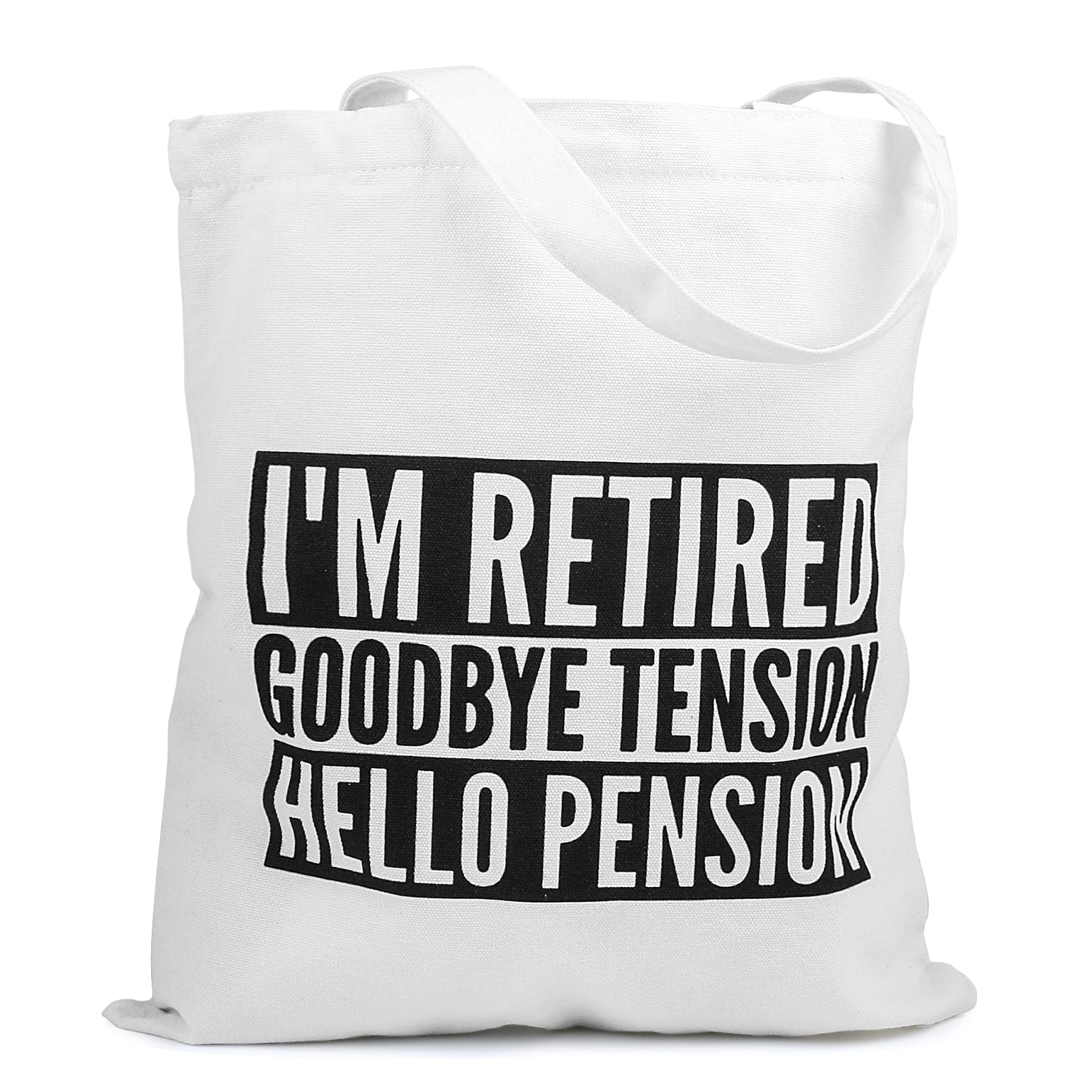 BARUN Retirement Gifts for Women - Retirement Gift Bags, Happy Retirement Tote Bag, 2023 Retirement Gifts Retirement Gift (I'M RETIREMENT)