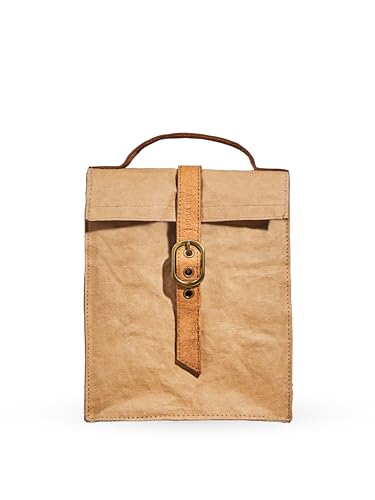 Out of the Woods Insulated Lunch Bag, Sustainable and Eco Friendly, Light Brown