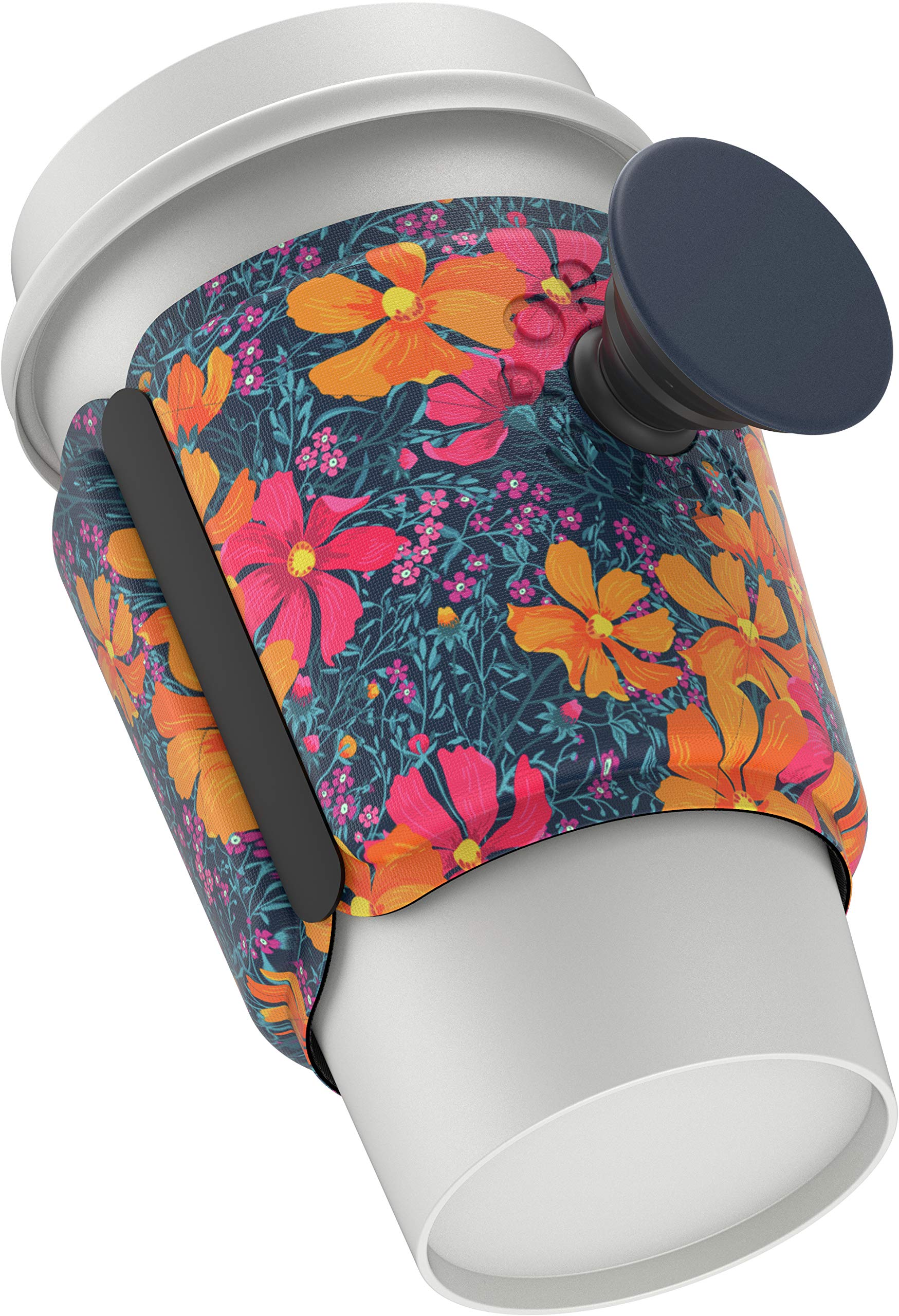 PopSockets PopThirst Cup Sleeve, Drink Holder, Koozie - Flower Power