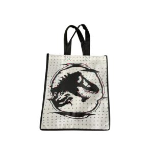 jurassic park dinosaurs large reusable tote bag