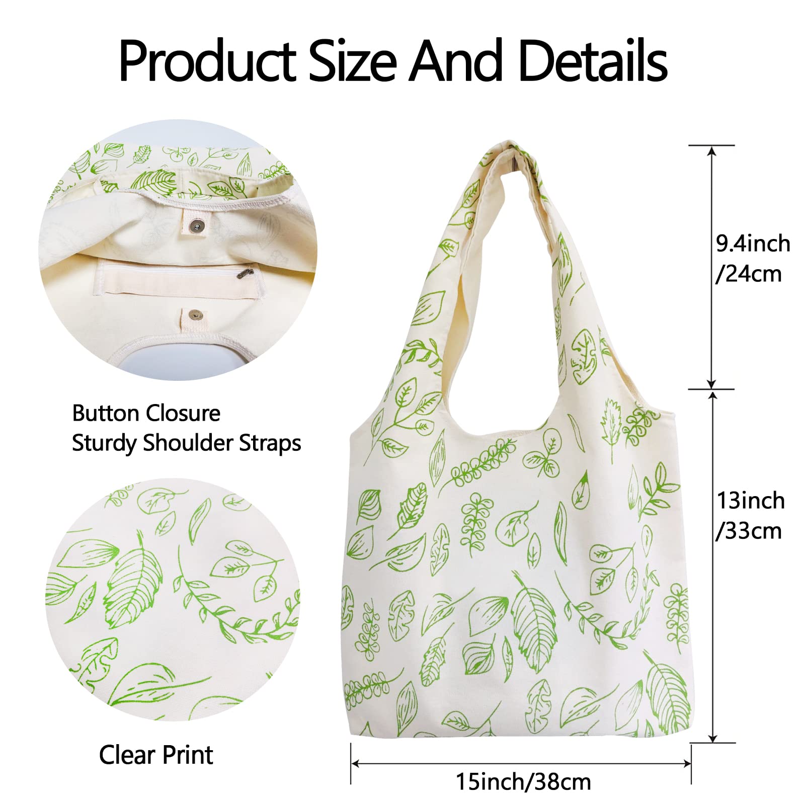 GRHOSE Minimalist Bouquet Cute Tote Bags Aesthetic Flower Canvas Reusable Grocery Bag Floral Canvas Tote Bag for Women