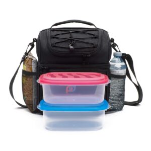 6-Cans (355 ml) Cooler Lunch Bag with Leakproof Hardliner Bucket. Hold 6 Regular Size (355 ml) Cans Without Ice.