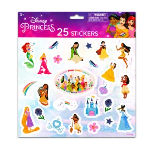 Classic Disney Disney Princess School Supplies Bundle Princess Lunch Box Set - 5 Pc Princess Lunch Box with Stampers, Stickers, Water Bottle, and More (Disney Lunch Bag)