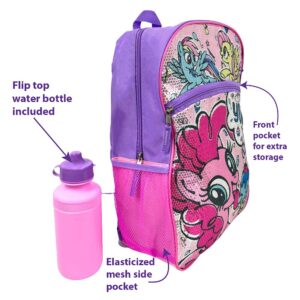 RALME My Little Pony Purple Sequin Back to School Essentials Set for Girls