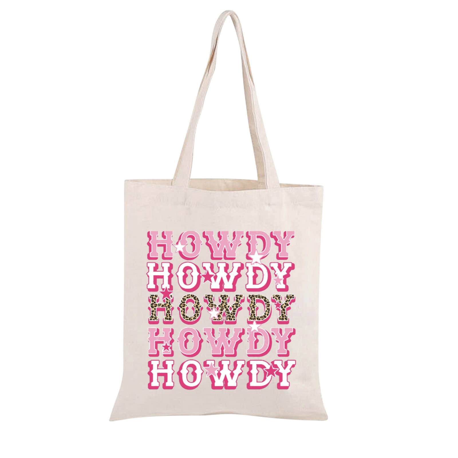 TOBGB Howdy Gift Howdy Inspired Tote Bag Howdy Western Gifts Western Country Southern Cowgirl Gifts Western Tote Bag (Howdy Tote)