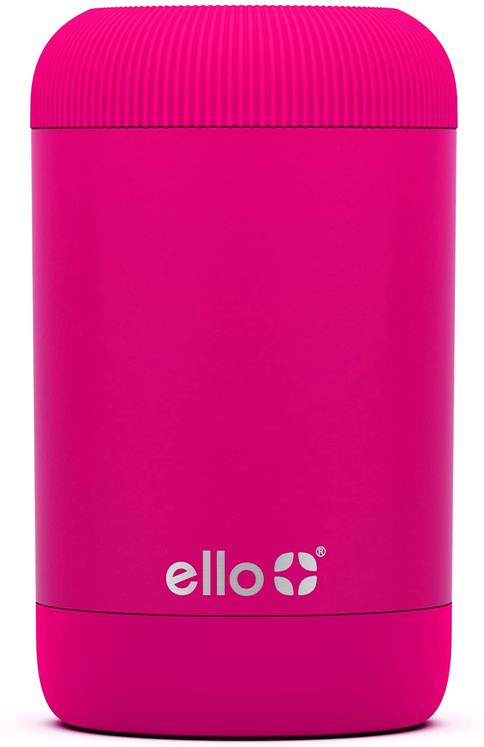 Ello Stainless Steel Can Koozie | Inuslated Can Cooler Keeps 12oz, 16oz, Slim Cans, and Glass Bottles Cold | Metal Drink Holder Perfect for Beer, Soda, and Hard Seltzer, Tulip