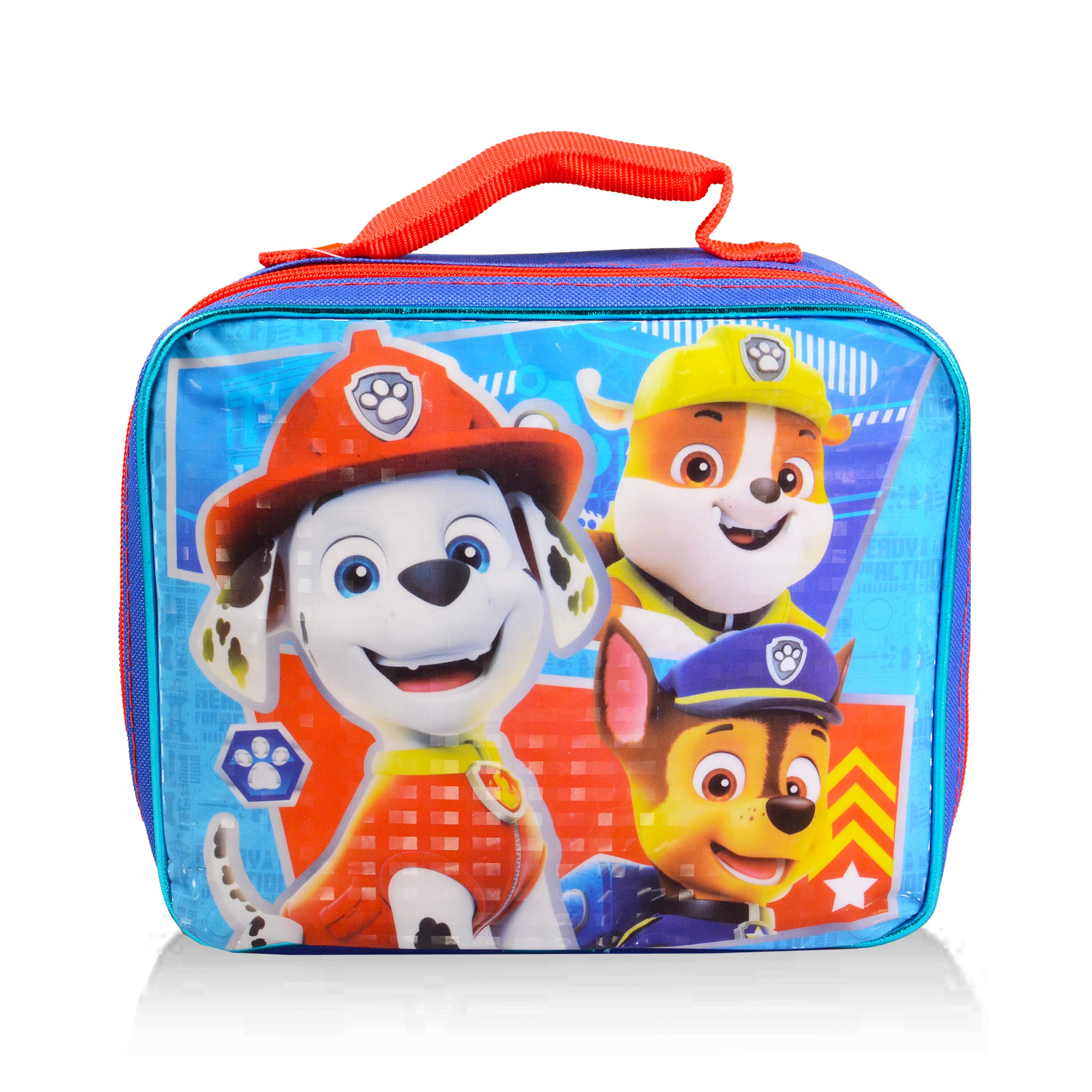 Paw Patrol Lunch Box Travel Activity Set ~ Insulated Paw Patrol Lunch Bag, Paw Patrol Coloring Posters, PJ Masks Stickers (Paw Patrol School Supplies Bundle) (Paw Patrol Lunch Box)