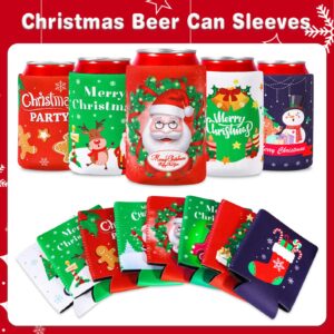 HomyPlaza 12-Pack Beer Can Coolers Sleeves Insulators Reusable Can Drink Holder Birthday Party Favors for Soda and Beer,Personalized can cooler for Bachelorette Party Decorations Supplies