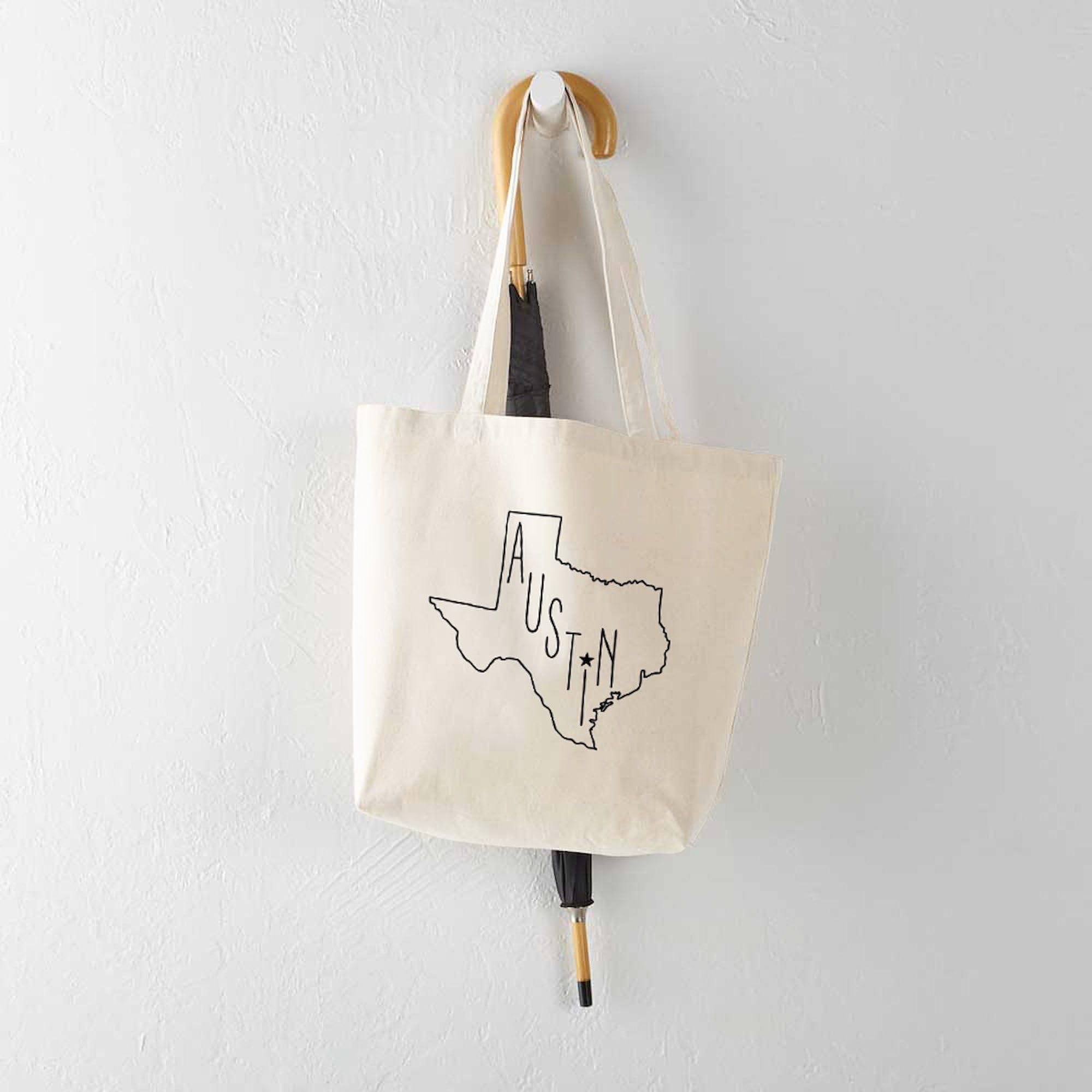 CafePress Austin Texas Tote Bag Canvas Tote Shopping Bag