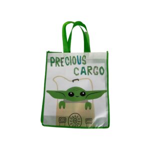 legacy licensing partners star wars mandalorian baby yoda precious cargo large reusable tote bag