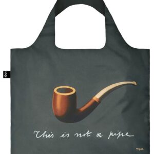 LOQI MUSEUM RENÉ MAGRITTE The Treachery of Images Tote Bag, One Size