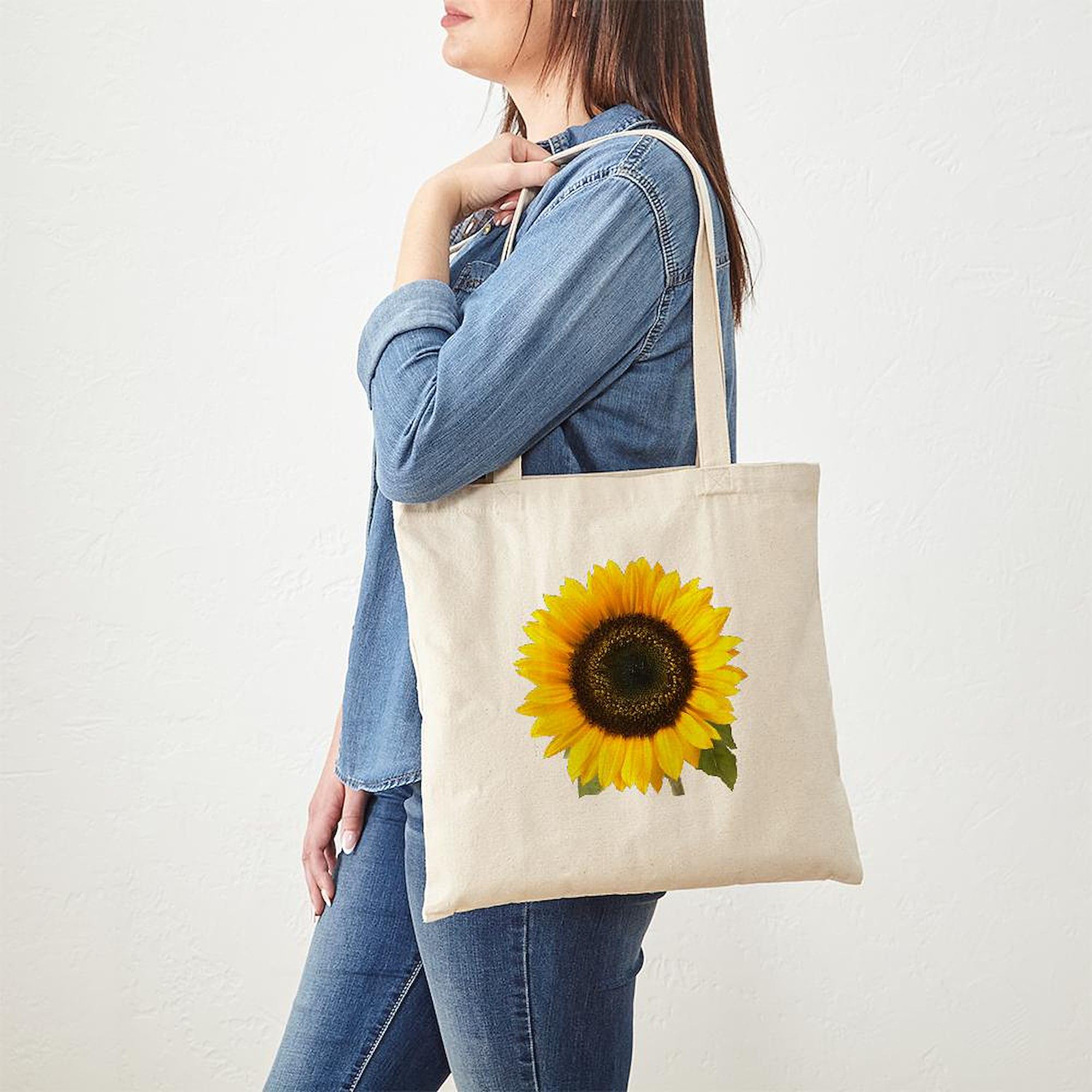 CafePress Sunflower Tote Bag Canvas Tote Shopping Bag