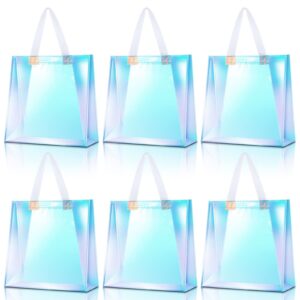 6 pcs clear tote bag stadium approved plastic bag hand bag