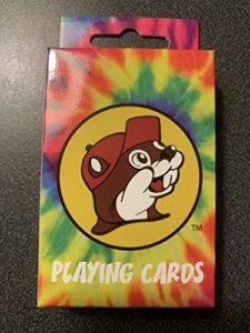 buc-ee's playing cards tie dye new in box gas station novelty beaver sale!!!