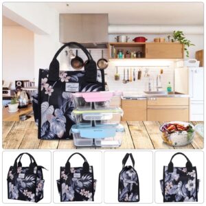 Kamo Lunch Bags for Women Insulated Lunch Tote Bag Lunchbox Container for Work Travel Beach Adjustable Shoulder Strap