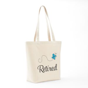 CafePress Pretty Retired Retirement Tote Bag Canvas Tote Shopping Bag