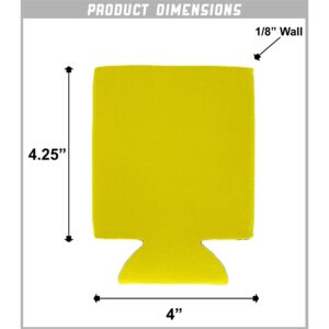 Middle Finger Collapsible Can Coolie (Bright Green)