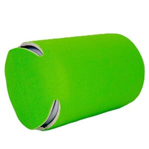 Middle Finger Collapsible Can Coolie (Bright Green)