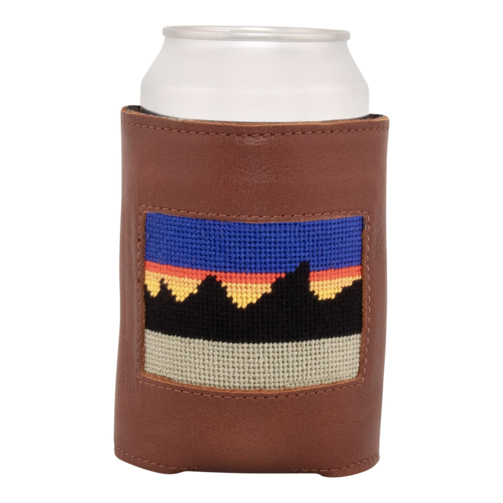 Needlepoint Can Coolers (Mountain Range)