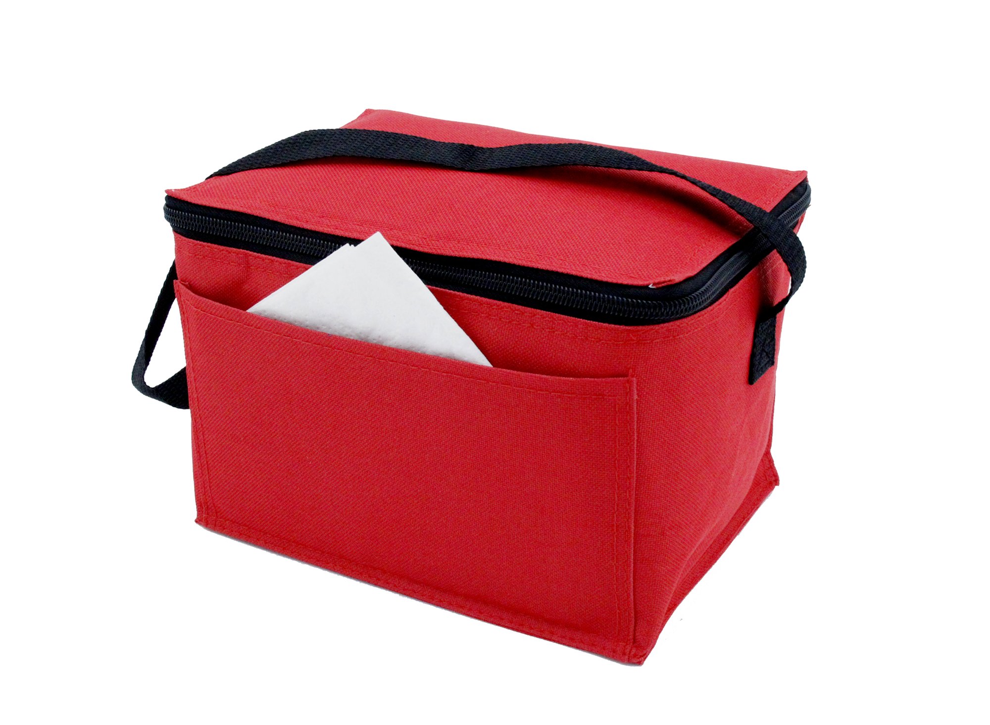 Everyday Super Insulated Lunch Cooler/ 6 can Capacity Cooler/Beverages Cooler (Red)