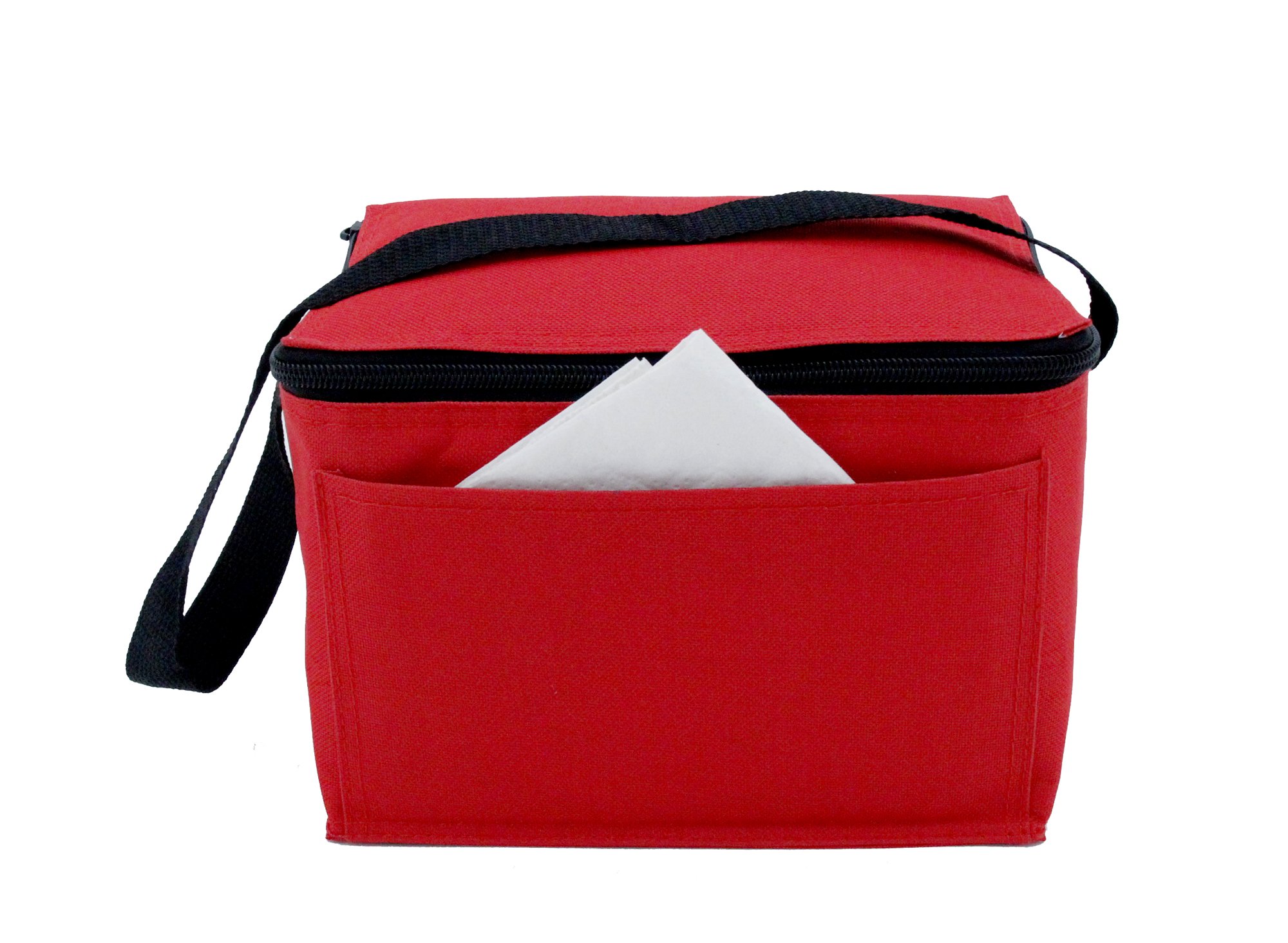 Everyday Super Insulated Lunch Cooler/ 6 can Capacity Cooler/Beverages Cooler (Red)