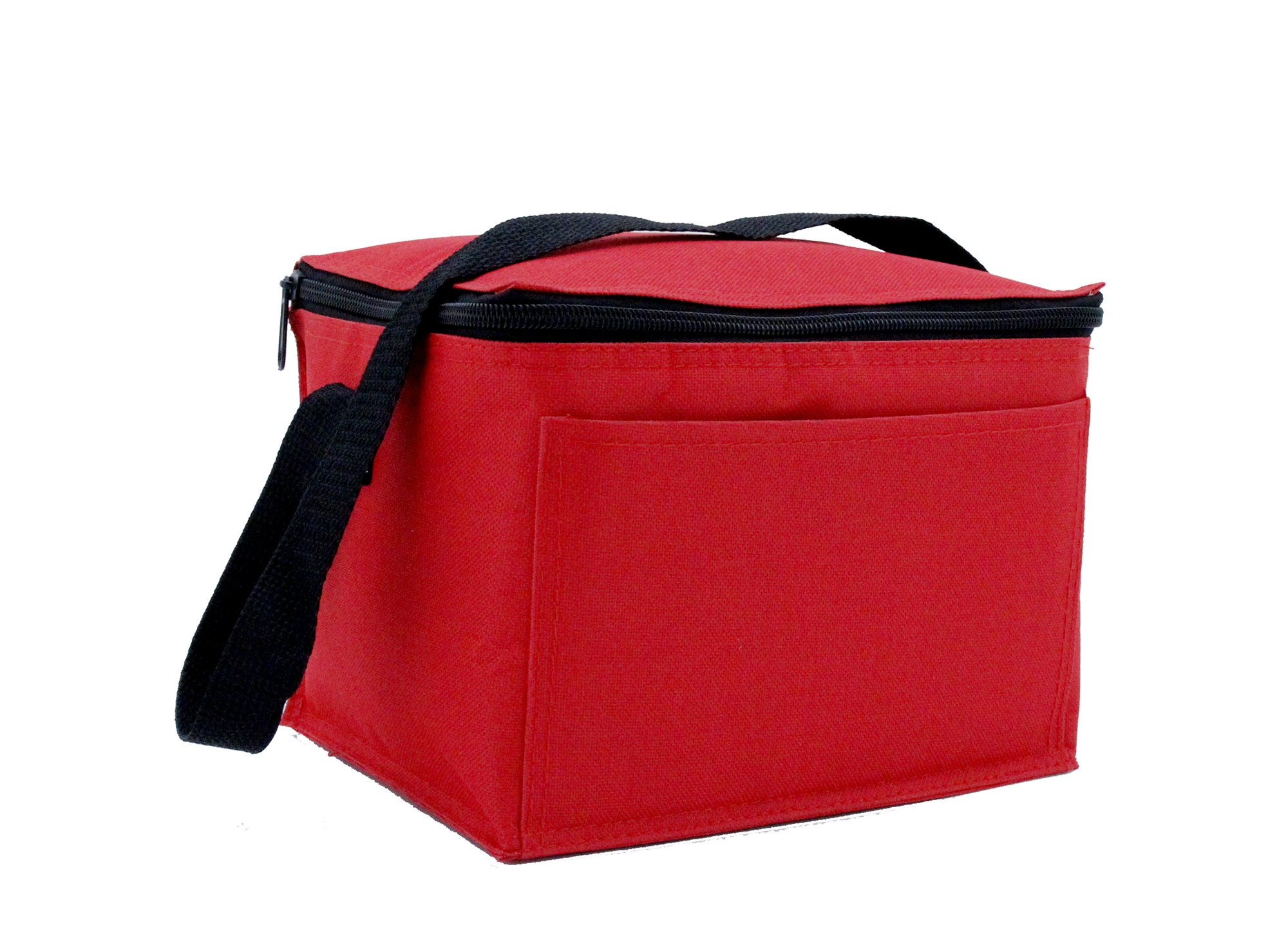 Everyday Super Insulated Lunch Cooler/ 6 can Capacity Cooler/Beverages Cooler (Red)