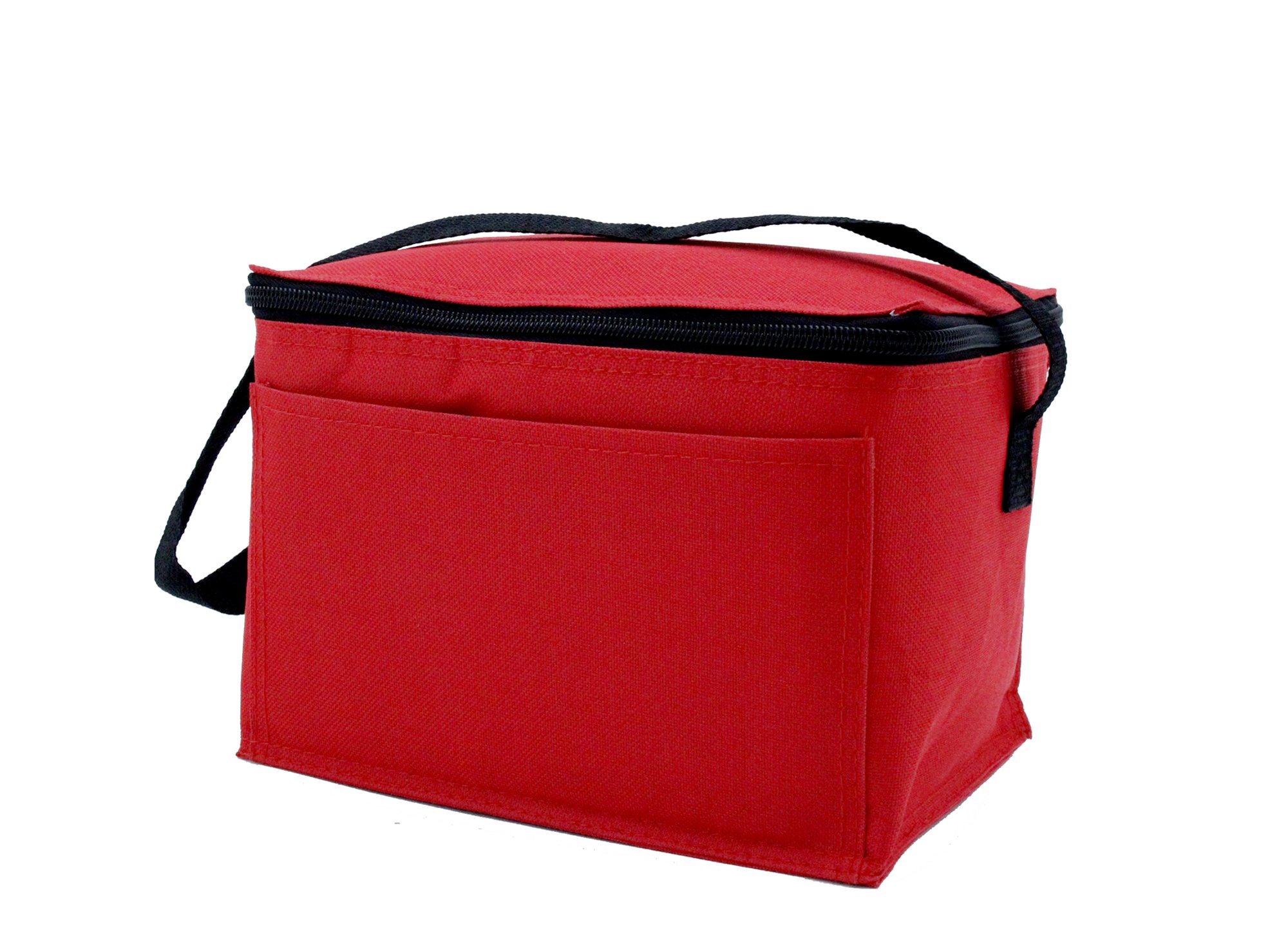 Everyday Super Insulated Lunch Cooler/ 6 can Capacity Cooler/Beverages Cooler (Red)