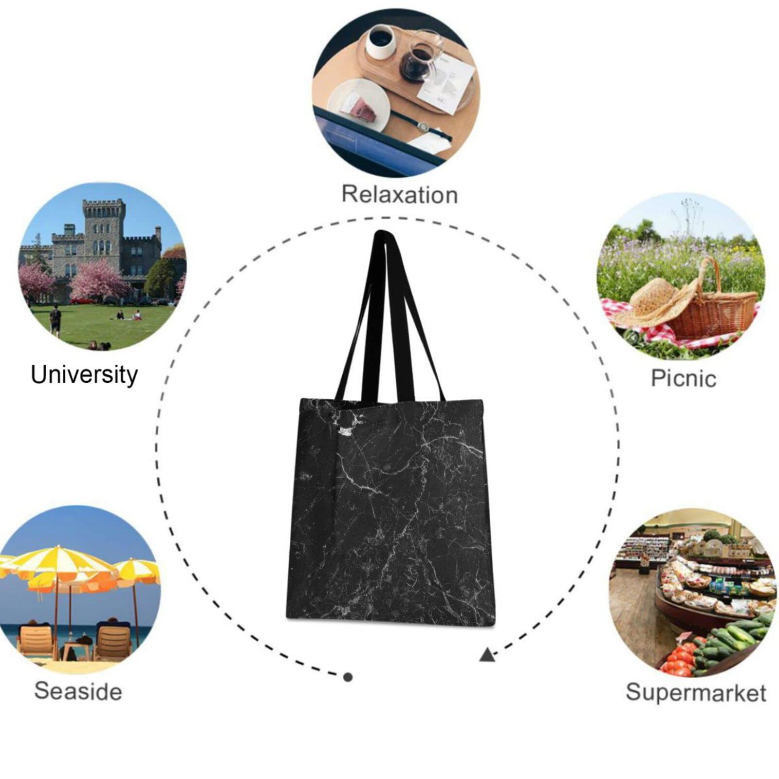 visesunny Women's Large Canvas Tote Shoulder Bag Soccer Ball 3D Print Top Storage Handle Shopping Bag Casual Reusable Tote Bag for Beach,Travel,Groceries,Books