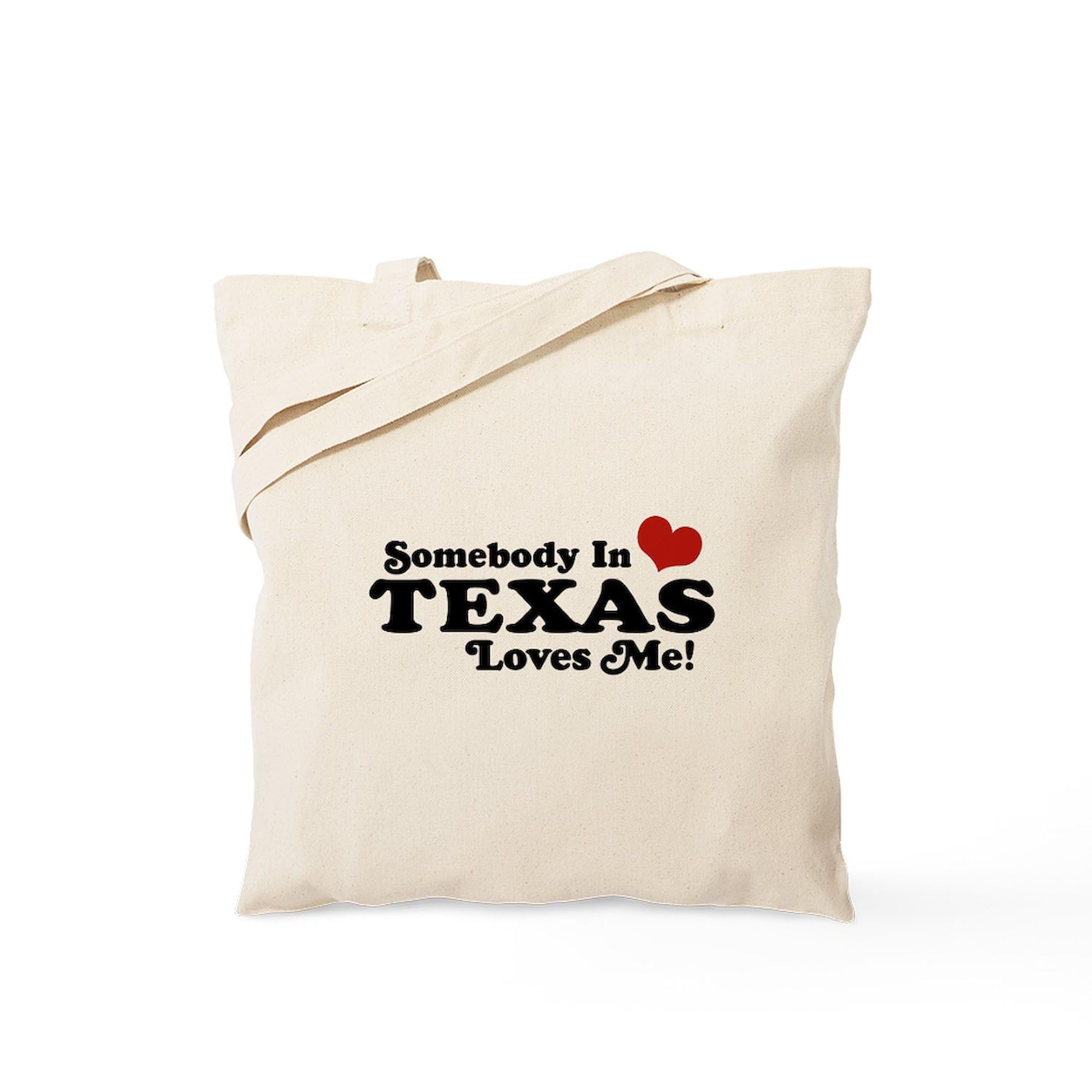 CafePress Somebody In Texas Loves Me Tote Bag Canvas Tote Shopping Bag