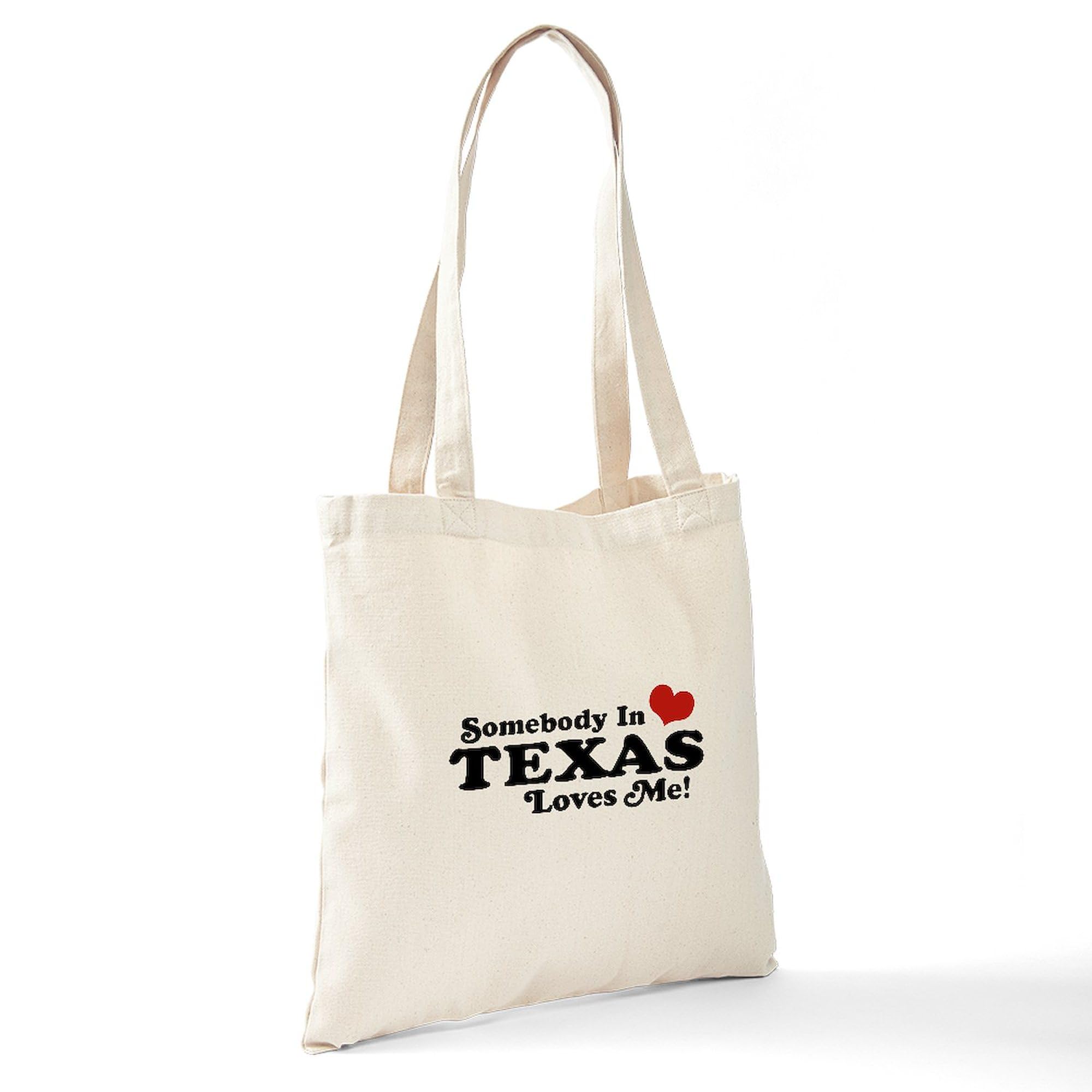 CafePress Somebody In Texas Loves Me Tote Bag Canvas Tote Shopping Bag