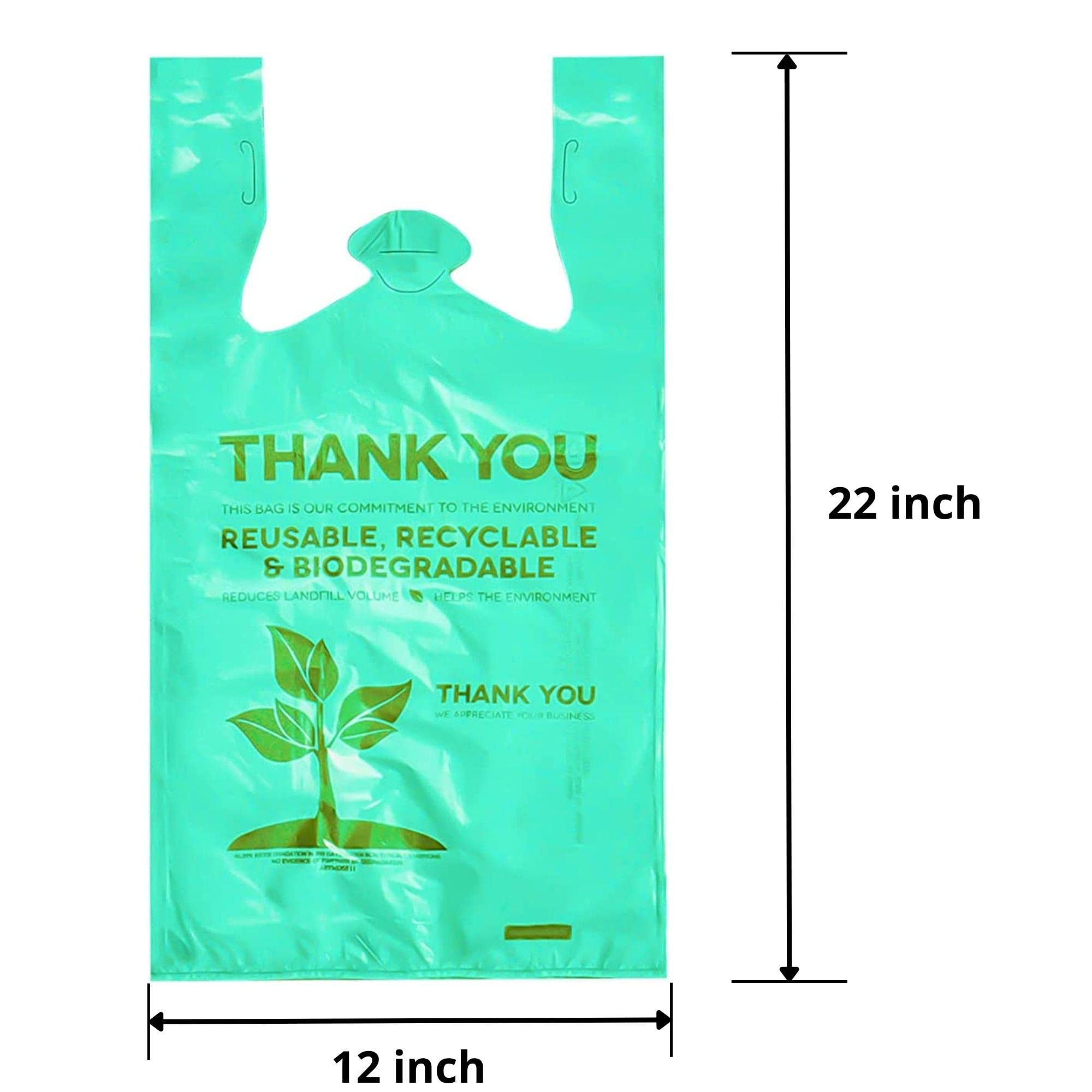 Biodegradable Bags Biodegradable Plastic Bags Compostable Plastic Bags Bio Bags Eco Friendly Plastic Bags Green Biodegradable Bags Pack of 200