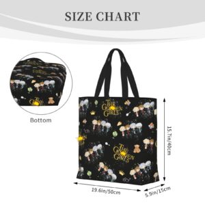 The Gold Girls Tote Bags Large Shopping Grocery Shoulder Bag Thank You for Being A Friend Friendship Gifts for Women Girls