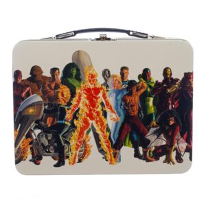 marvel legends retro retro large tin tote lunch box