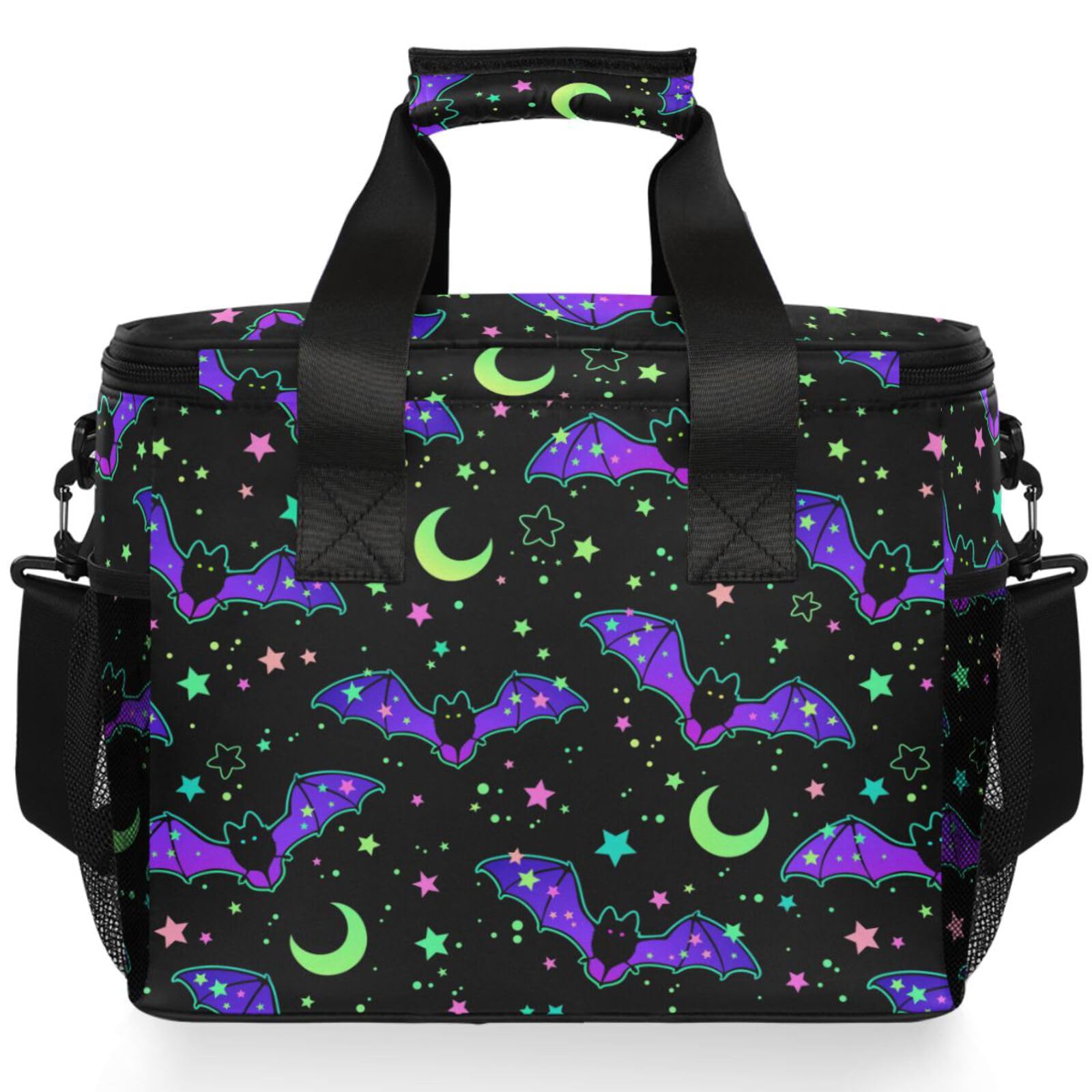 MNSRUU Cooler Bag Magic Stars Bat Cooler Bag Insulated Lunch Totes Picnic Bag Leakproof Beach Cooler Lunch Box Container