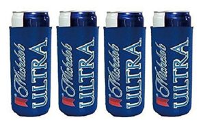 michelob ultra slim line can holder cooler huggie coolie (4)