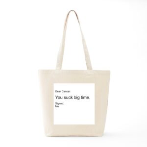 CafePress Cancer You Suck Tote Bag Canvas Tote Shopping Bag