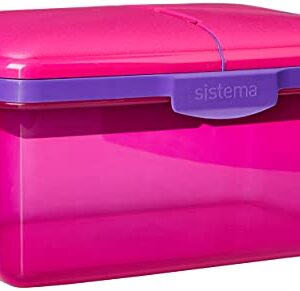 Sistema Lunch Quaddie-67.6 oz / 2 l, 2 l, Assorted Colours