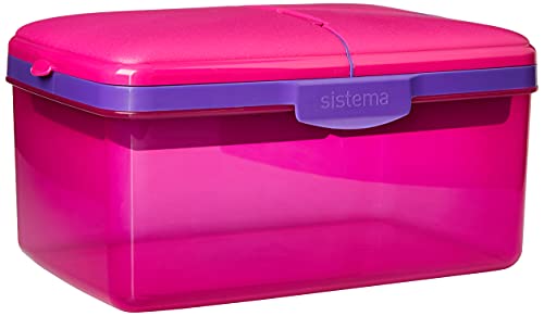 Sistema Lunch Quaddie-67.6 oz / 2 l, 2 l, Assorted Colours