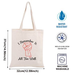 TOBGB Album Tote Bag Lyrics Gift Music Lover Gift Song Lyrics Gift Singer's Merchandise Remember The Scarf Gift Album Inspired Gift Music Lover Bag (Remember It tote)