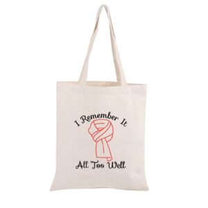 TOBGB Album Tote Bag Lyrics Gift Music Lover Gift Song Lyrics Gift Singer's Merchandise Remember The Scarf Gift Album Inspired Gift Music Lover Bag (Remember It tote)