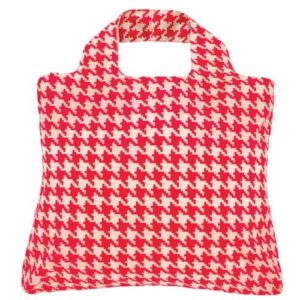 Envirosax Lane Reusable Shopping Bags, Cherry, Set of 2